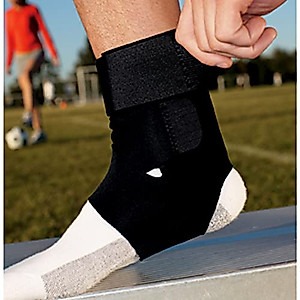 ACE Brand Deluxe Adjustable Ankle Stabilizer, Firm Stabilizing Support for Weak, Sore or Injured Joints, Adjustable Ankle Brace, Breathable, One Size Fits Most