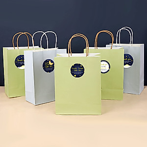 80 Twinkle Twinkle Little Star Thank You Stickers, Baby Shower Thank You Stickers for Boy, Star and Moon Baby Shower Birthday Party Favor Label Decorations(2 Inch)