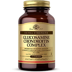 Solgar, Extra Strength Glucosamine Chondroitin Complex 300 Tablets