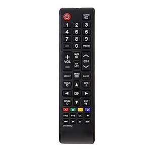 AA59-00666A Replaced Remote fits for Samsung TV UN32EH4003V UN40ES6003F LH32HDBPLGA UN32EH4003FXZA UN39EH5003FXZA UN60EH6003FXZAHH01 H32B H40B H46B LH32HDBPLGA/ZA LH40HDBPLGA/ZA UN40H5003