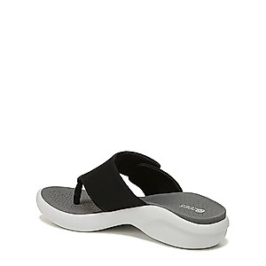 BZees Womens Camp Out Thong Sandal Black 7.5 M