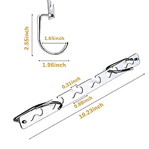 Xiongqi Space Saving Hangers Metal Magic Cascading Hanger 6 x 2 Slots Closet Clothing Organizers Heart Hook Design Organizer