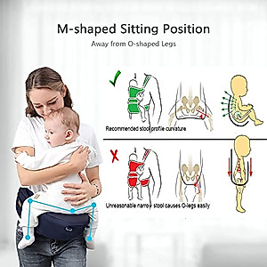 Baby Carrier Newborn to Toddler with Hip Seat 6-in-1 Ergonomic All Positions Infant Carrier Soft Baby Holder Carrier with Hood for All Seasons