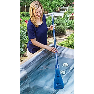 POOL BLASTER Spa Vac Recharge Cordless Small Pool, Spa & Hot Tub Vacuum Cleaner w/Pole Set, Rechargeable, Handheld, Hoseless, for Inground & Above Ground Pool Steps, by Water Tech