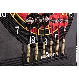 Arachnid Cricket Pro 800 Electronic Dartboard with NylonTough Segments for Improved Durability and Playability and Micro-thin Segment Dividers for ReducedBounce-outs , Black