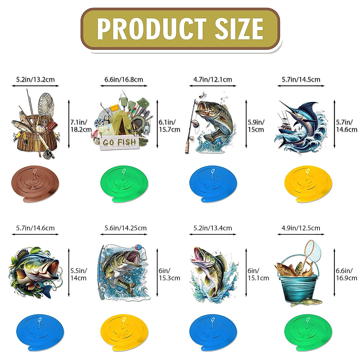 Gone Fishing String Hanging Banner Gone Fishing Party Decoration Fishing Birthday Party Decoration Fishing Party Supplies with Fishing Hanging Decorations for Fishing Decorations