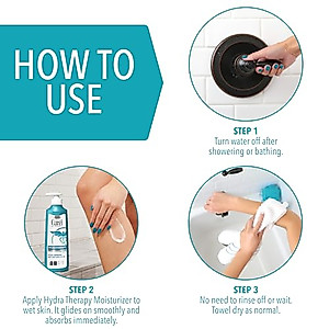 Curel Hydra Therapy In Shower Lotion, Itch Defense Body Moisturizer with Advanced Ceramide Complex, Vitamin E, & Oatmeal Extract, 12 Oz, Pack of 2