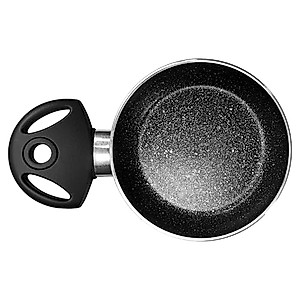 Pensofal Biostone Eggpan 1 Side Handle-Diameter 14 Cm, 0.6 Litres, Black
