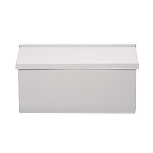 Architectural Mailboxes Woodlands Medium Capacity, Galvanized Steel Wall Mount Mailbox, White