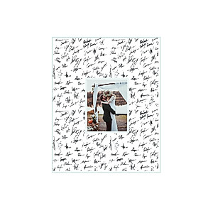 BarnwoodUSA 18x24 Wedding Guest Signature Frame | Displays 8x10 Photo with White Mat for Autographs | Wedding, Graduations, Birthday, Retirement |Commemorate Events with Guest Signatures & Messages