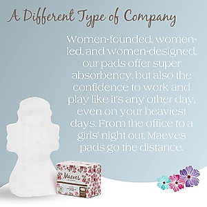 Maeves Ultra Thin Sanitary Pads for Women, Silky Soft, Highly Absorbent Pads with Wings, 3 Absorption Levels for Moderate, Heavy, & Overnight Flows - 30 Count (Reg+Sup+Overnight)