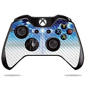 MightySkins Carbon Fiber Skin for Microsoft Xbox One or One S Controller - Cross | Protective, Durable Textured Carbon Fiber Finish | Easy to Apply, Remove, and Change Styles | Made in The USA