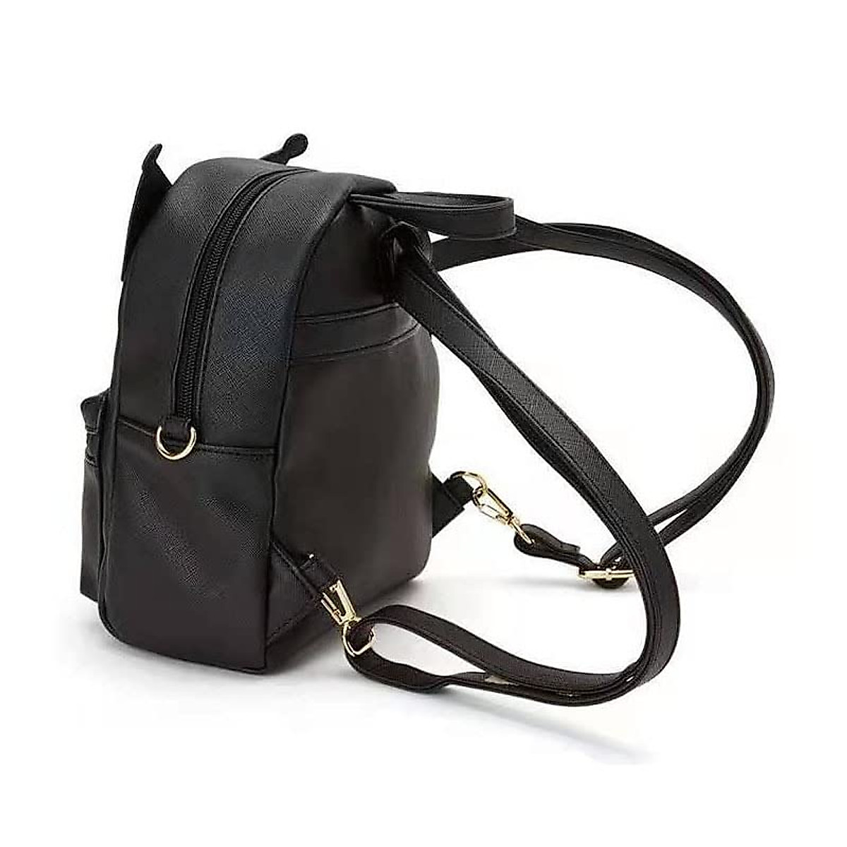 Kawaii Backpack for Girls Anime Mini Backpack Black Cute PU Bag Shoulder Bag For Girl Cosplay