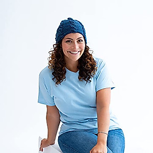 Creativity for Kids Hat Not Hate Quick Knit Loom - Create 2 DIY Knitted Beanie Hats with Lion Brand Yarn