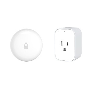 Aqara Water Leak Sensor Plus Aqara Smart Plug, Requires AQARA HUB, Zigbee, for Smart Home Automation