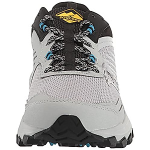 Saucony Men's Excursion TR15 Trail Running Shoe, Fog/Black/Topaz, 9