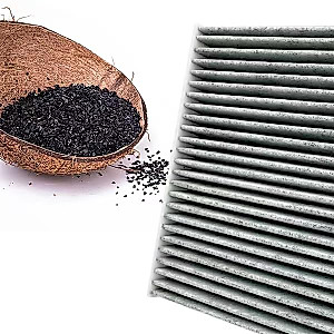 1 PACK QTC155 CABIN AIR FILTER for volvo S60(2019-2022), S90(2017-2022), V60(2019-2022), V60 CROSS COUNTRY(2020-2022), V90(2018-2021), V90 CROSS COUNTRY(2017-2022), XC60(2019-2022), XC90(2016-2022)