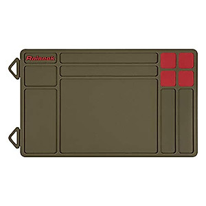 Raiseek Cleaning Mat, Pistol Gun Maintenance Mat,Anti-Slip Rubberized Repair Mat 15.9" x 9.8"(Brown)