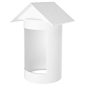 HOLACA Water-Proof Silicone Cover Protective Case for Ring Stick Up Cam Battery HD Security Camera(3rd Generation) - Anti-Scratch Protective Cover for Full Protection (White)