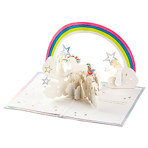 Hallmark Signature Paper Wonder Pop Up Birthday Card (Unicorn, You are Magical) (1299RZH1137)