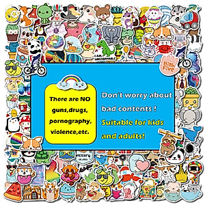 Stickers for Water Bottles, 200PCS Water Bottle Stickers for Kids, Waterproof Stickers Vinyl Stickers, Cute Stickers Pack