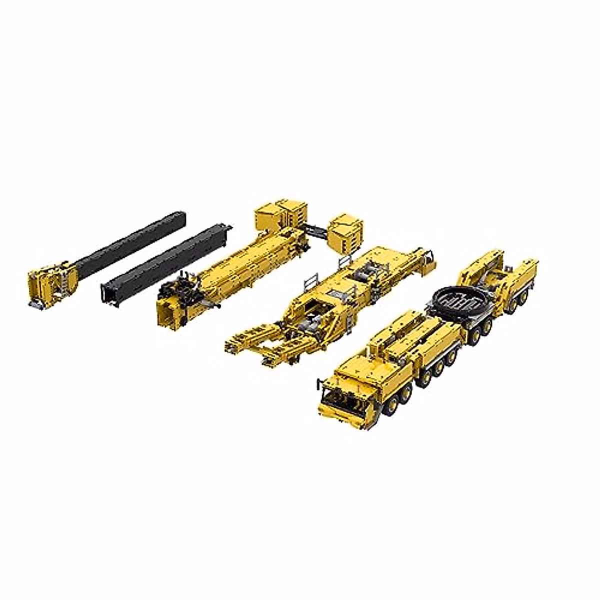 Super Large RC Crane for Technic Liebherr LTM 11200 Crane, 2023 New Version 8528 Pieces Exclusive Custom Engineering Crane MOC Building Set with 14 Motors, Compatible with Lego
