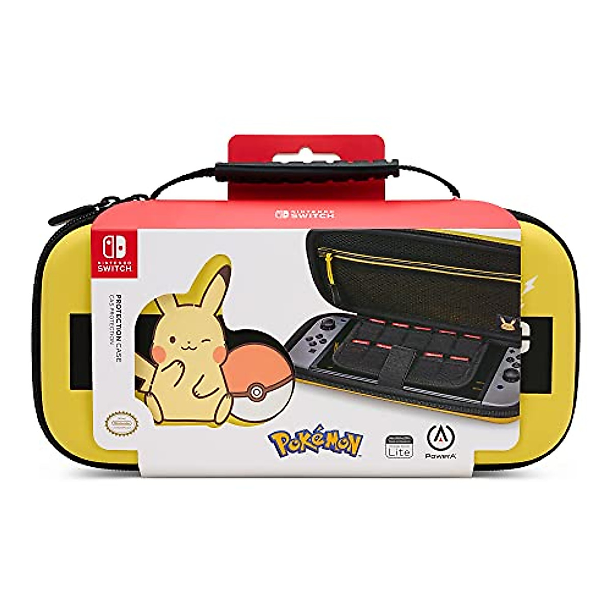 PowerA Protection Case for Nintendo Switch or Nintendo Switch Lite, Pokémon: Pikachu Electric Type, Protective Case, Gaming Case, Console Case - Nintendo Switch