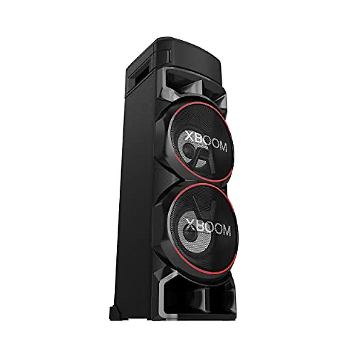 LG XBOOM RN9 Bluetooth Audio System, Bass Blast, LED Party Lighting, Karaoke with Voice Filters, XBOOM App Controlled, Bluetooth, Dual USB, Optical and Mic Inputs - Black