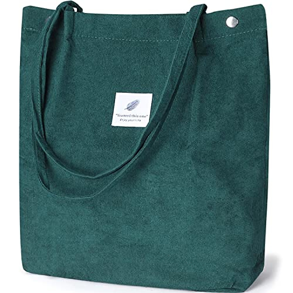 WantGor Large Corduroy Totes Bag Women's Casual Purses Work Handbags Big Capacity Shopping Bag