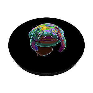 Splash Manatee PopSockets Swappable PopGrip
