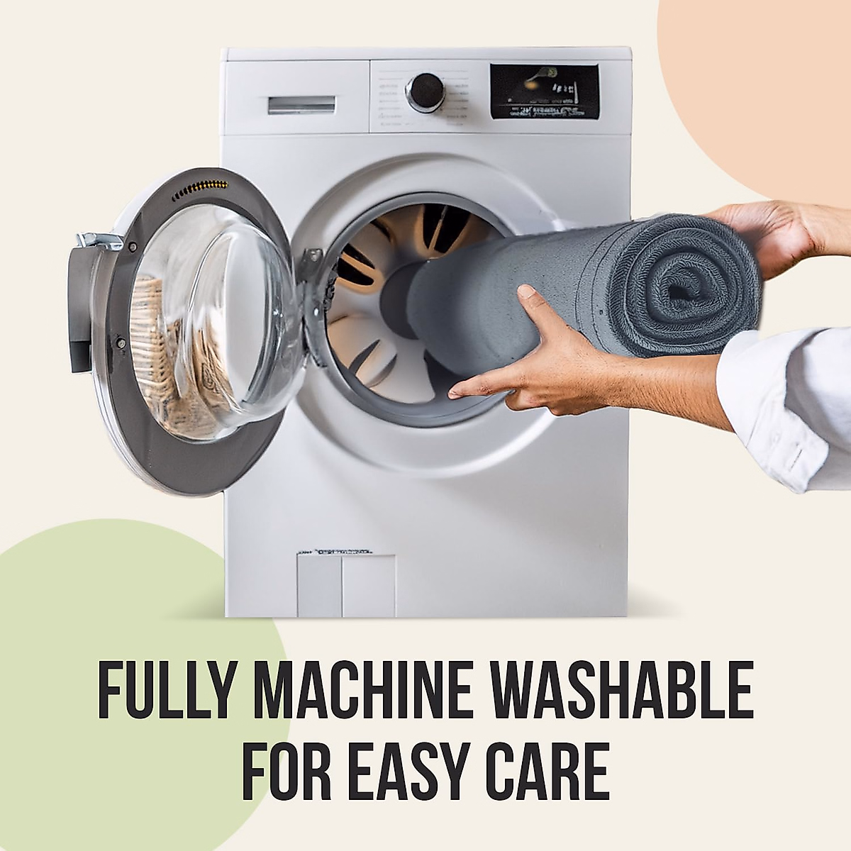 ITSOFT Memory Foam Bath Mat 31x20, Non Slip, Machine Washable, Quick Dry & Absorbent Rugs, Bath Mats for Bathroom Floor, Tub & Shower, Bathroom Rug, Charcoal Gray