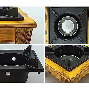 Jerliflyer Japanese alcohol wood stove,Portable Alcohol Stove for Outdoor Picnic for Soup Pot Roasting Pan Kettle