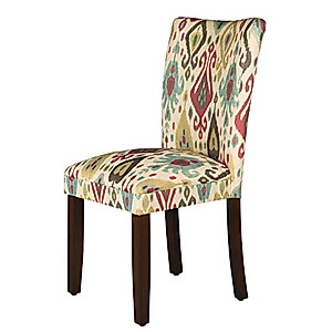 HomePop Parsons Upholstered Accent Dining Chair, Set of 2, Sienna