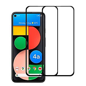 VIESUP [2 Pack High Clear Anti-sctratch Full Coverage Screen Tempered Glass for Google Pixel 4A 5G 6.20 inch