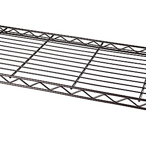 TRINITY 4-Tier NSF Wire Shelving Rack, 36 by 14 by 54-Inch, Bronze