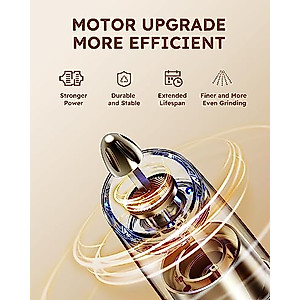 𝐔𝐩𝐠𝐫𝐚𝐝𝐞𝐝 𝟗𝐨𝐳 𝐗𝐋 𝐂𝐚𝐩𝐚𝐜𝐢𝐭𝐲 Sangcon Gravity Electric Salt and Pepper Grinder Set Battery Powered Refillable Automatic Operation Adjustable Coarseness Mill Grinder Shakers Set