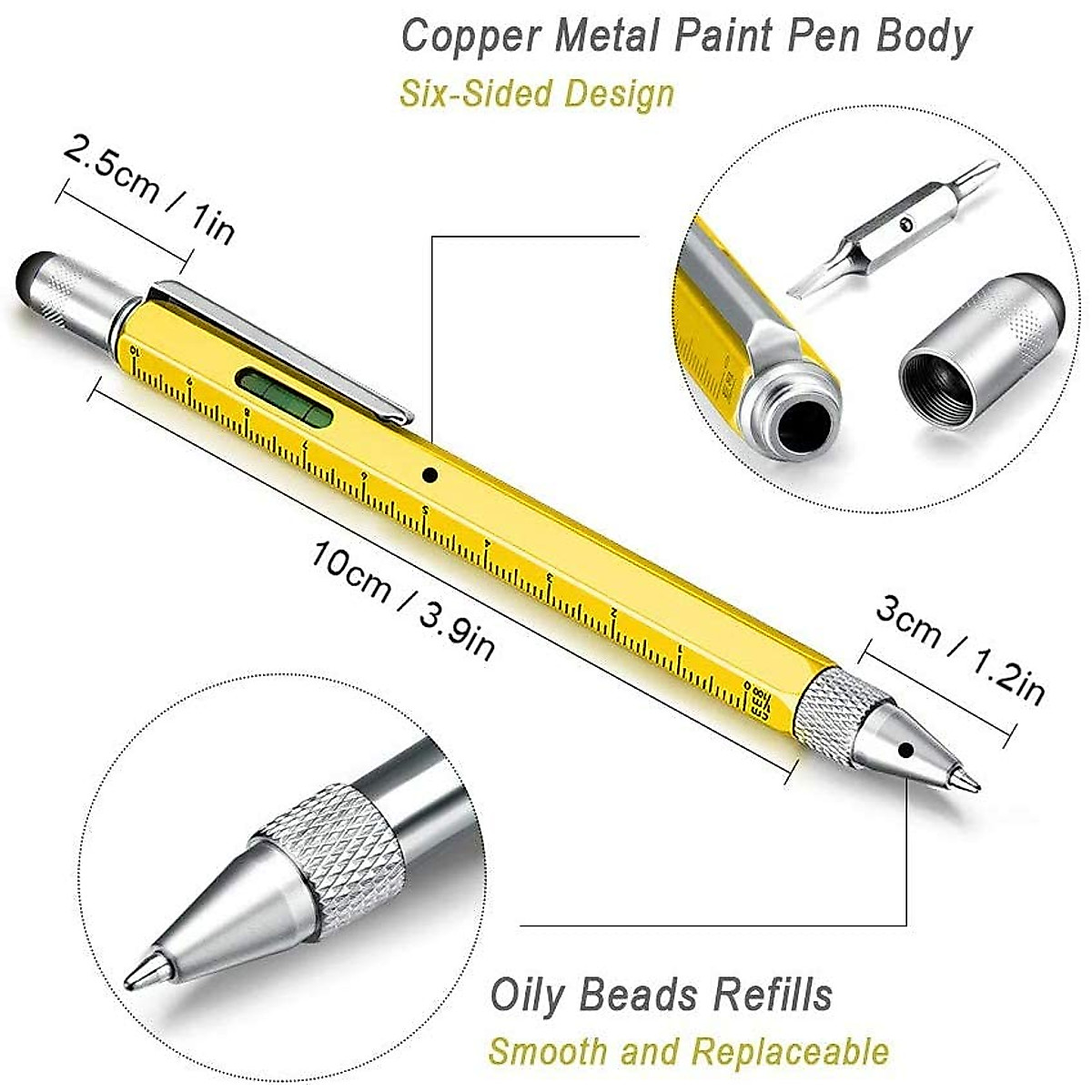 Mens Gifts for Dad Gifts for Men Fruitman Multitool Pens Cool Gadgets for Men Cool and Unique Gifts For Fathers Day, Dad, Husband, Women, Teacher Gifts