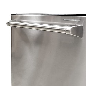 Vinotemp BR-DWSH01-S Dishwasher 24-Inch Built in with 6 Wash Options and 6 Automatic Cycles, Stainless Steel Construction, Electronic Control LED Display, Low Noise Rating, 44 dB, Metallic