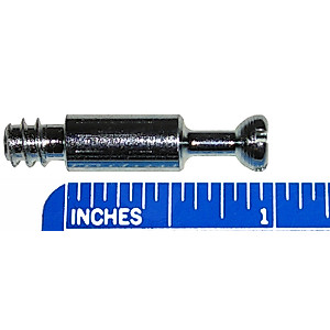 24.5mm (32mm Overall) Dowel Pin Bolt for Cam Lock Disc Furniture Connectors for 5mm Hole