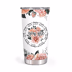 Gifts for Women, Mom, Friend - Christian Gifts for Women - Inspirational Gifts for Women - Religious Gifts For Women - Birthday Gifts for Women, Mothers Day Gifts for Mom from Daughter - 20 Oz Tumbler