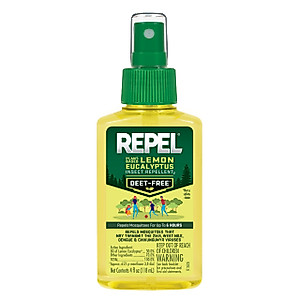 Repel Lemon Eucalyptus Natural Mosquito Repellent, 4-Ounce Pump Spray, 1 count