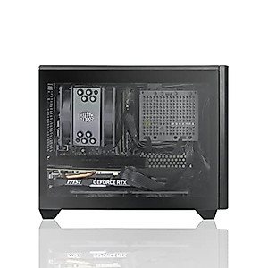 AVGPC Q-Box Mini Series PC - AMD Ryzen 5 5600G Cezanne 6-Core 3.9 GHz with AMD Radeon Graphics Gaming Cooler 16 GB DDR4 1TB SSD Windows 10, Black
