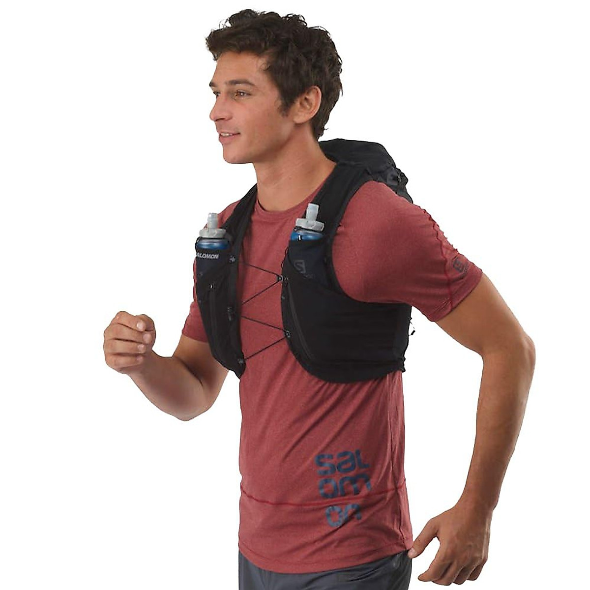 Salomon Unisex ADV Skin 12 Hydration Pack with Flask, Black/Ebony, L