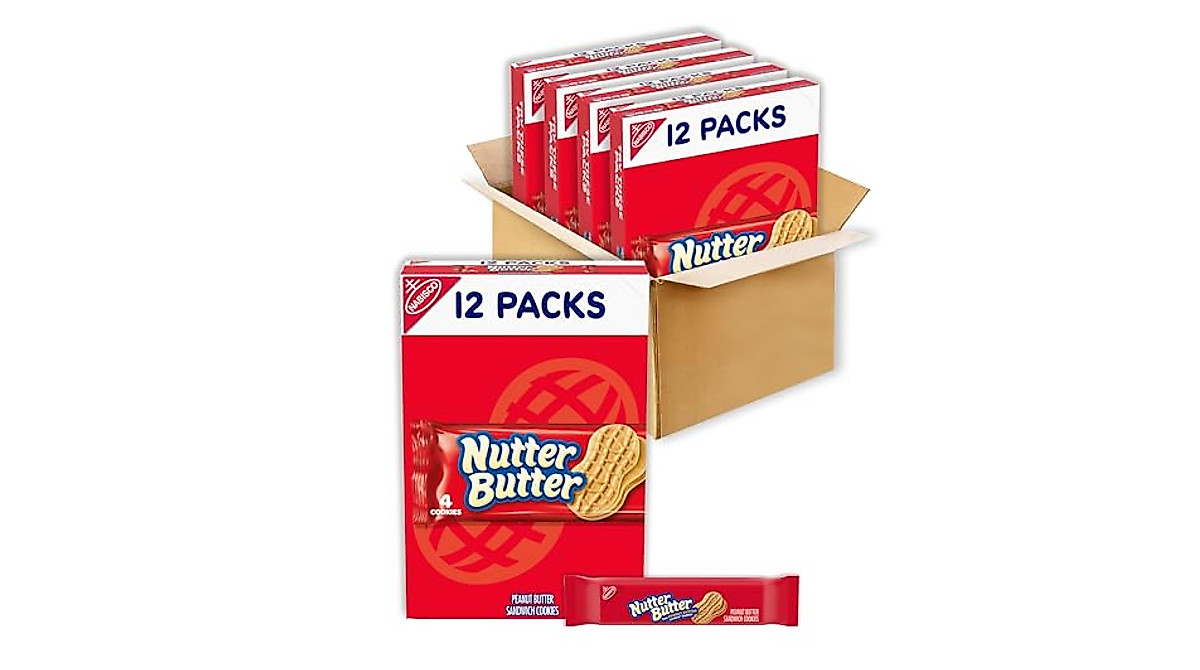 Nutter Butter Peanut Butter Sandwich Cookies - 48 Packs