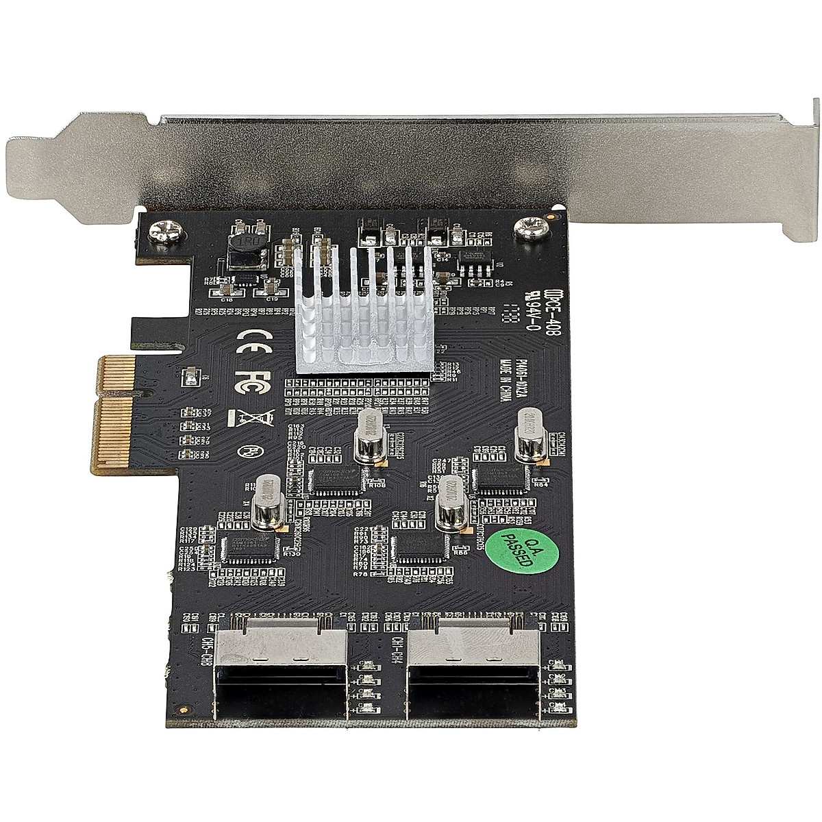 StarTech.com 8 Port SATA PCIe Card - PCI Express 6Gbps SATA Expansion Adapter Card with 4 Host Controllers - SATA PCIe Controller Card - PCI-e x4 Gen 2 to SATA III - SATA HDD/SSD (8P6G-PCIE-SATA-CARD)