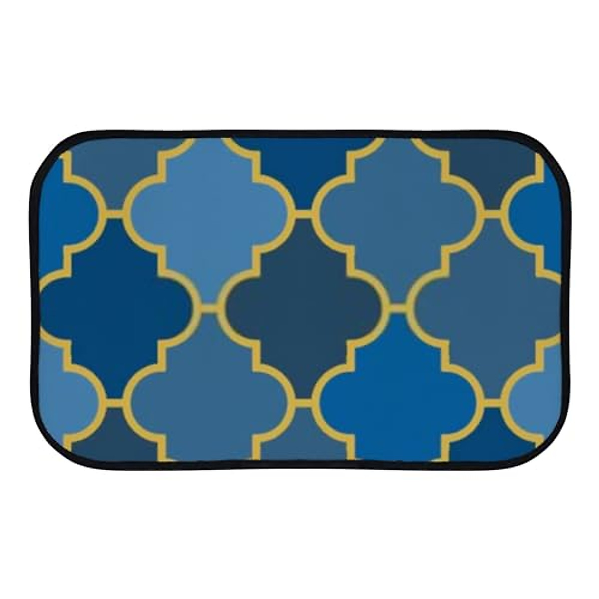 Mosaic Tile Moroccan Motif Soft Area Rugs Indoor Outdoor Floor Mat Non Slip Carpet for Living Room Bedroom Dining Room Classroom Entrance 20" x 31"