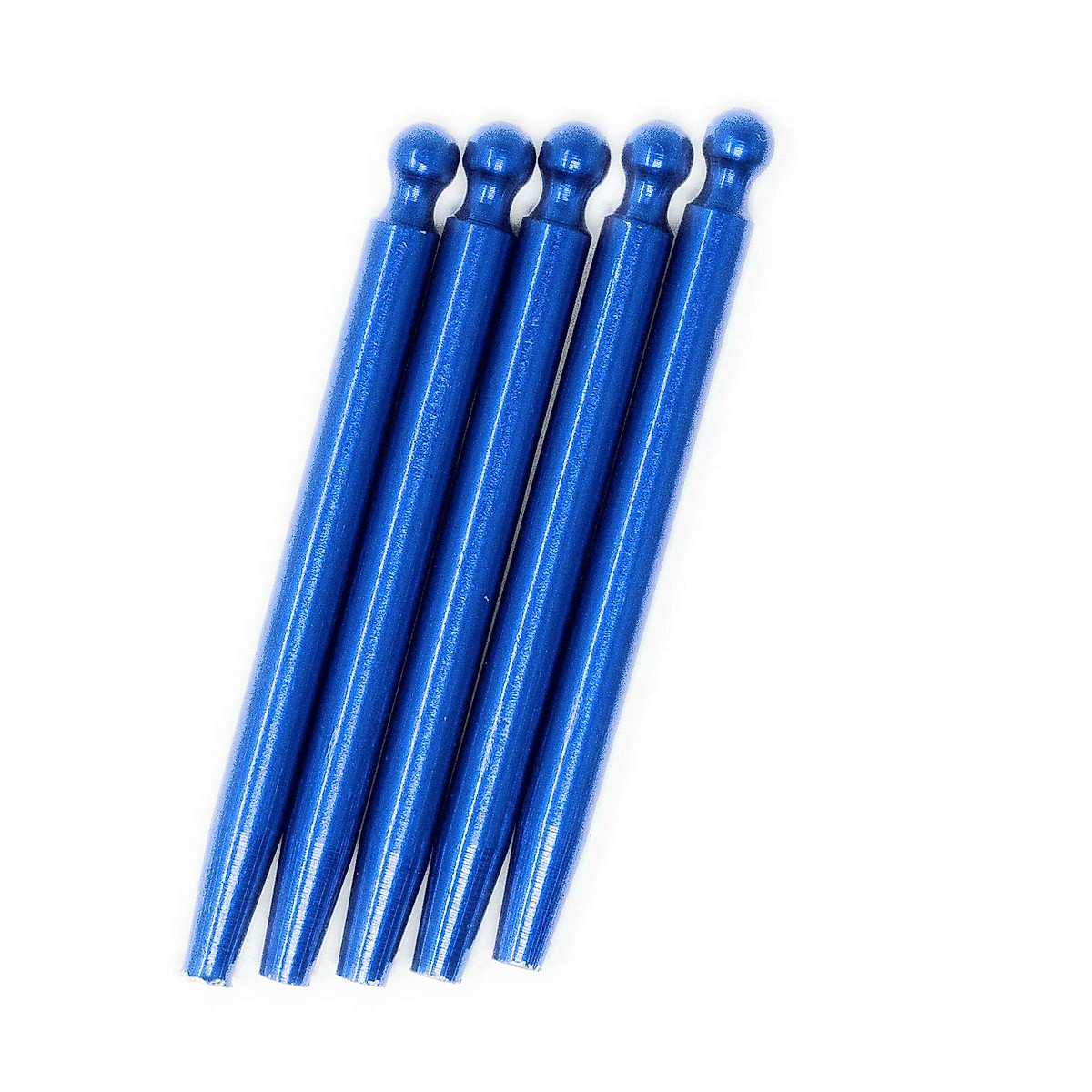 AirstreamIT Aluminum Cribbage Board Pegs - 5 Red, 5 Blue, 5 Silver, and 5 Turquoise - Standard 1/8 Inch Holes