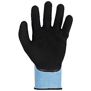 Mechanix Wear: SpeedKnit CoolMax Work Gloves - 13-Gauge Shell with Evaportative Cooling Technology, Foam Latex Palm Coating with Textured Grip (Large/XLarge, Black,Blue)