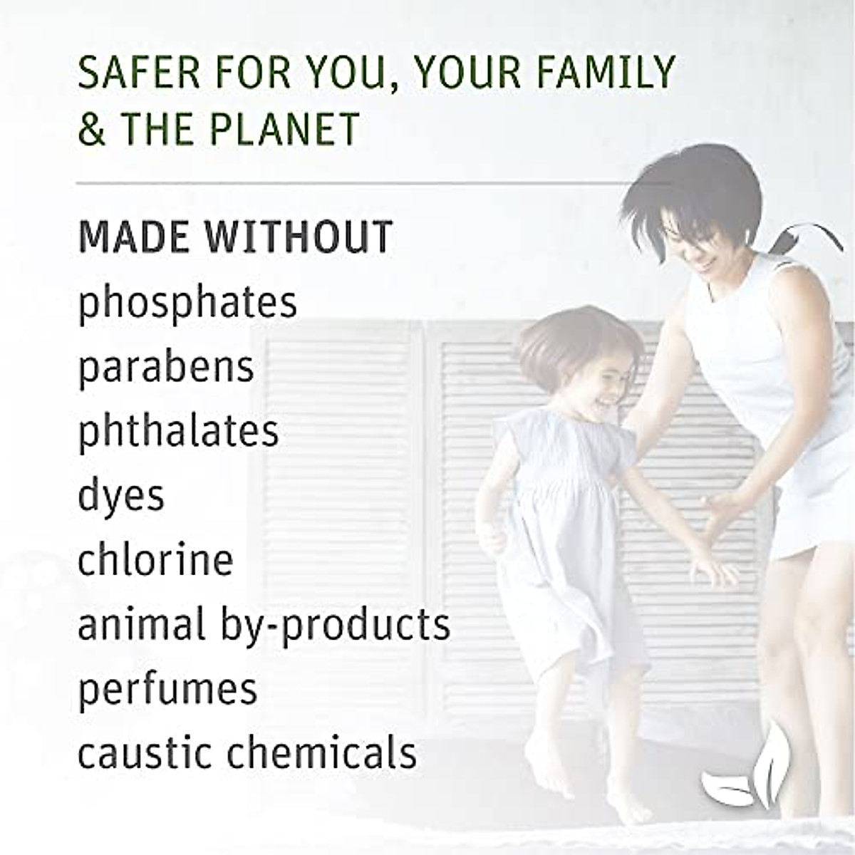 Grab Green Bleach Alternative Pods, 60 Count, Chlorine Free, Fragrance Free, Plant and Mineral Based, Laundry Booster to Brighten Whites, Removes Stains, Neutralizes Odors