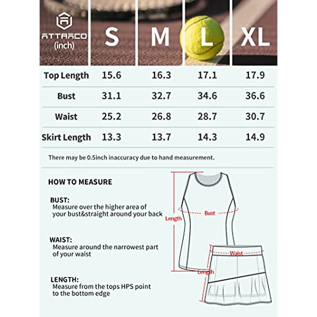 ATTRACO Womens Tennis Skirts Sets Racerback Tank Top Golf Skorts with 2 Pockets Outfits Pink